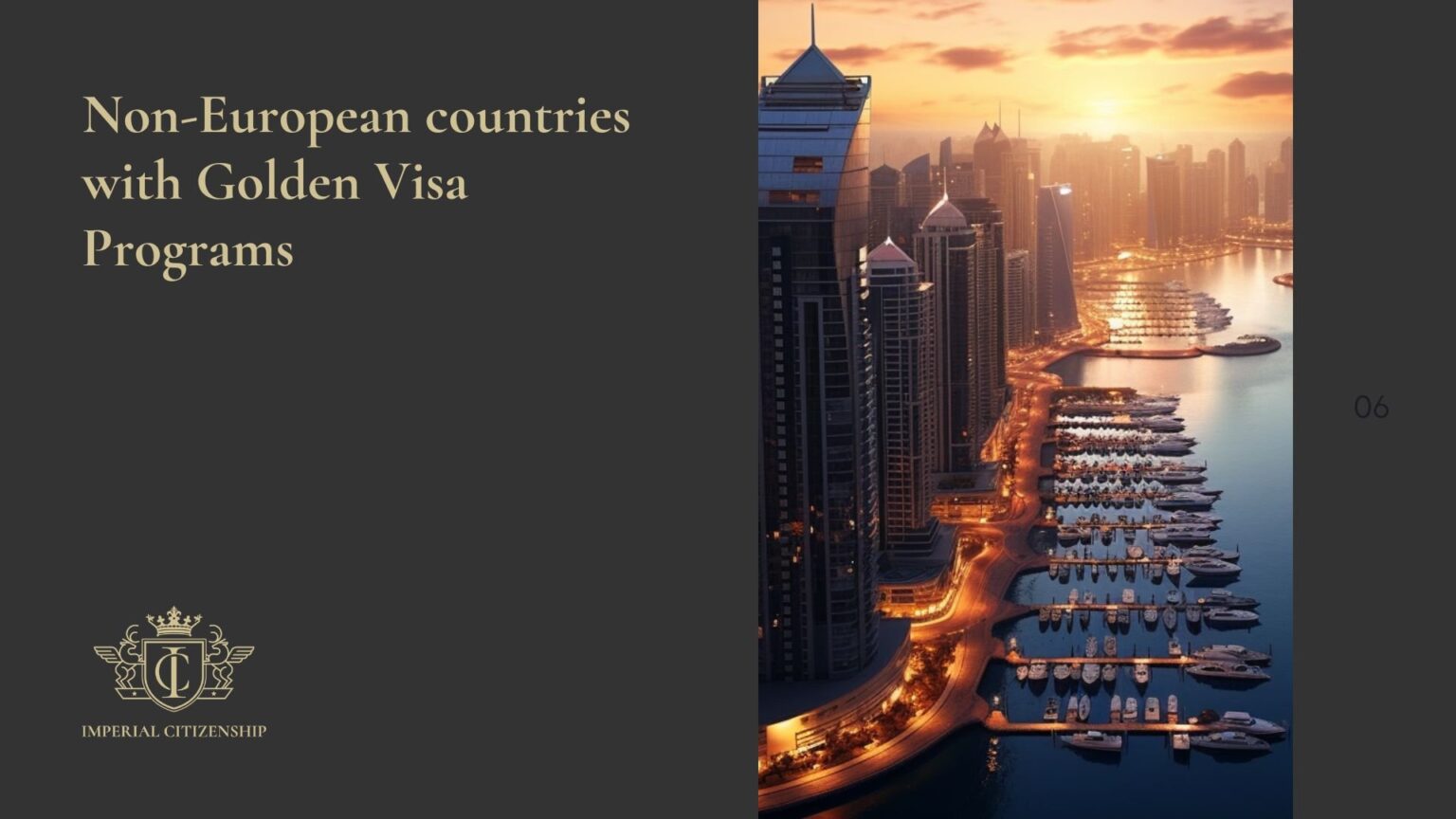 Countries with golden visa programs - the ultimate guide - Imperial ...